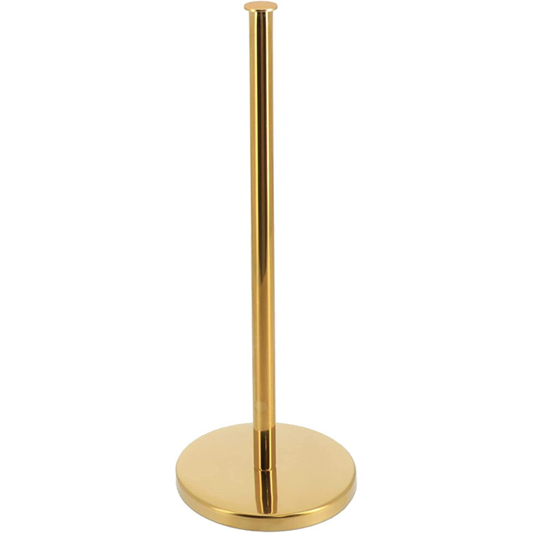Rebrilliant Stainless Steel Free Standing Paper Towel Holder Wayfair